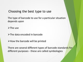 Barcodes - Types, Working and Hardware | PPTX