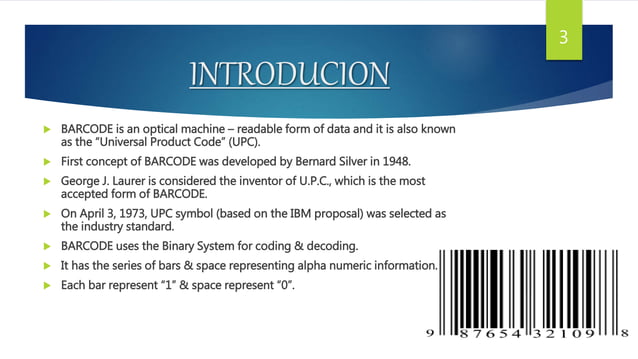 Barcodes | PPTX