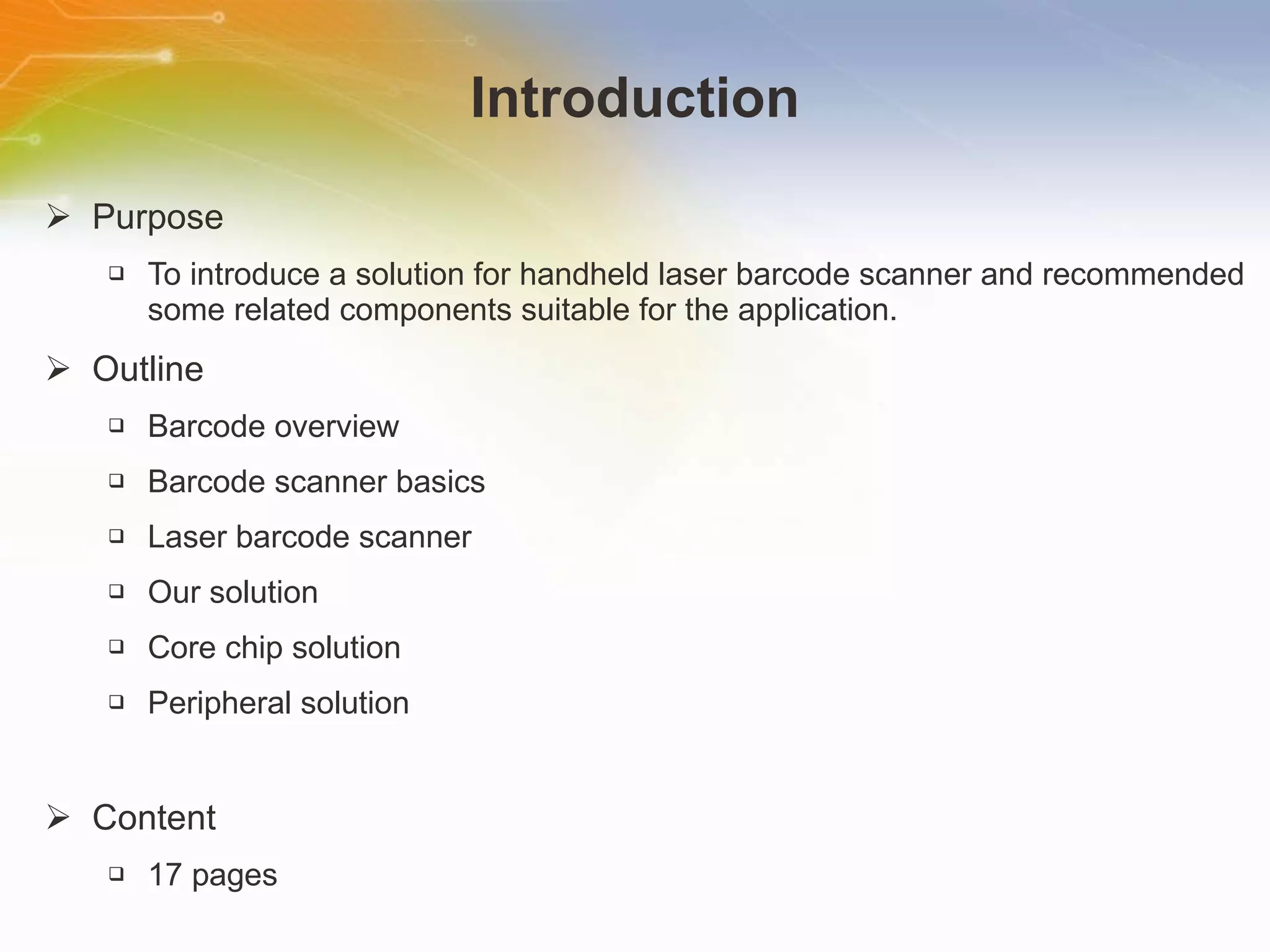 Handheld Laser Barcode Scanners | PPT