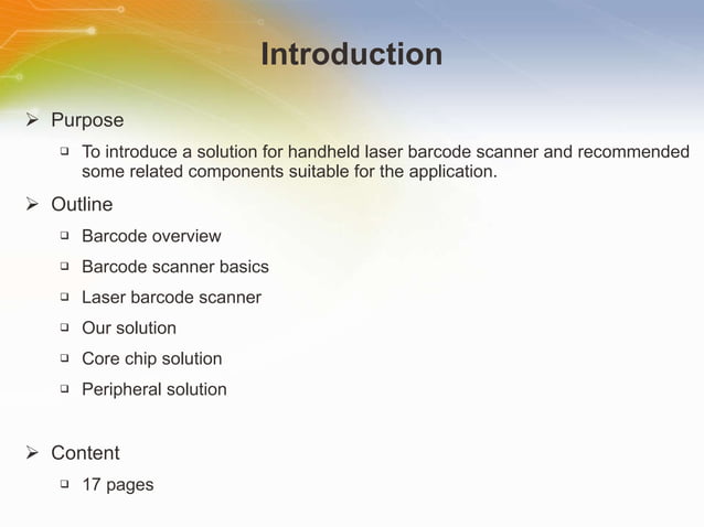 Handheld Laser Barcode Scanners | PPT
