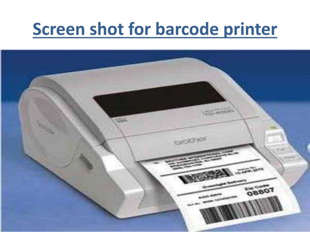 Barcode scanner and printer ppt | PPT