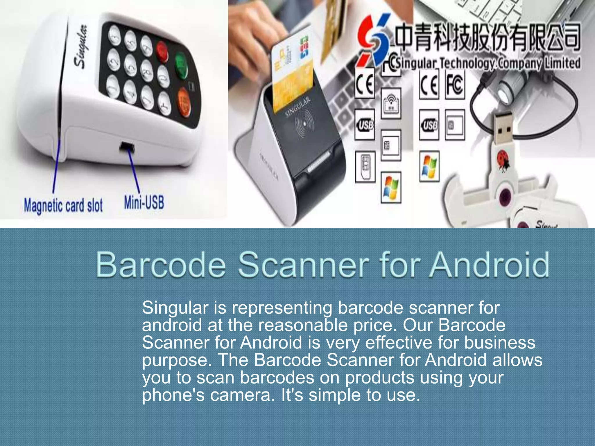 Barcode scanner for android | PPT