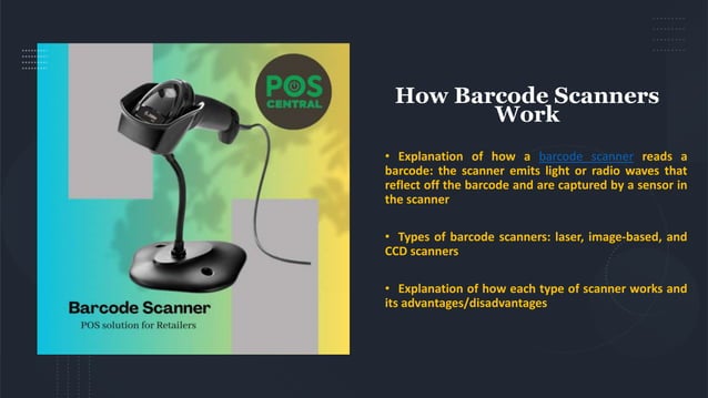 Barcode Scanners Advantages, Limitations, and Applications.pptx ...