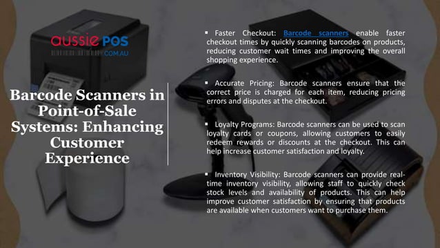 Barcode Scanners: Revolutionizing Retail Operations - A Presentation by Aussie POS | PPTX
