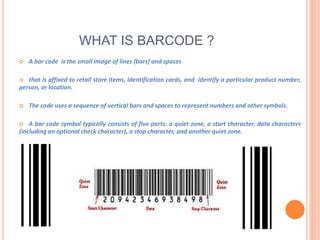 Bar code technology | PPTX