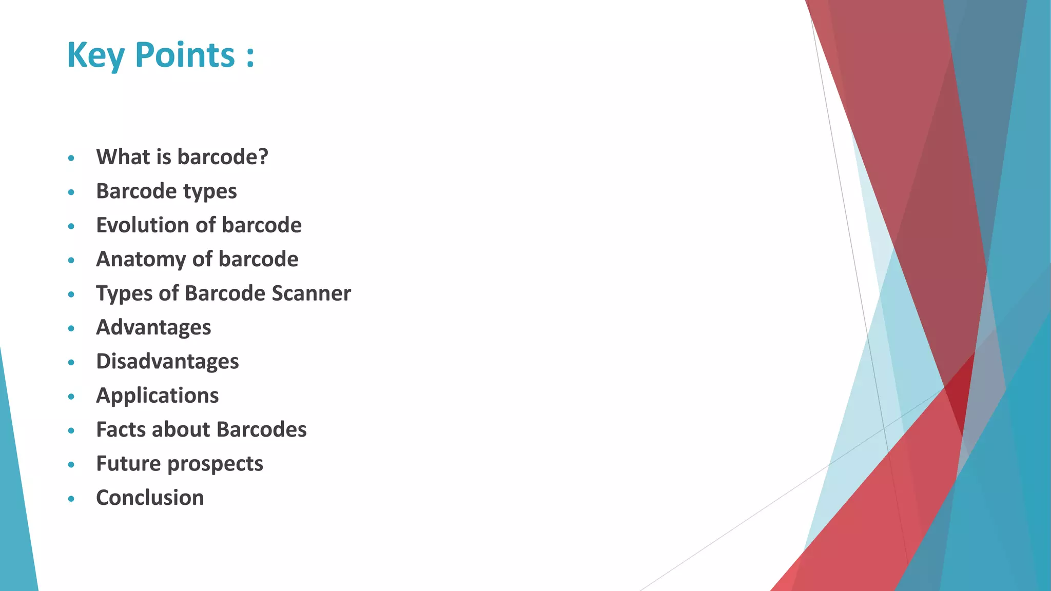 Barcode Technology ppt | PPTX