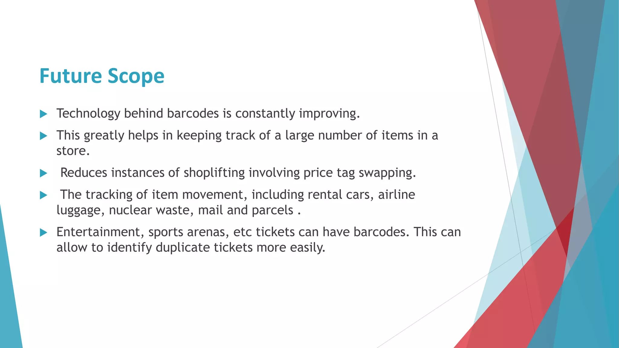 Barcode Technology ppt | PPTX