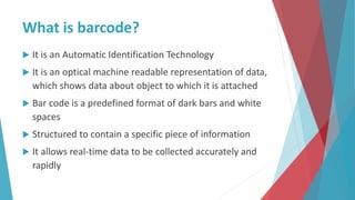 Barcode Technology ppt | PPTX