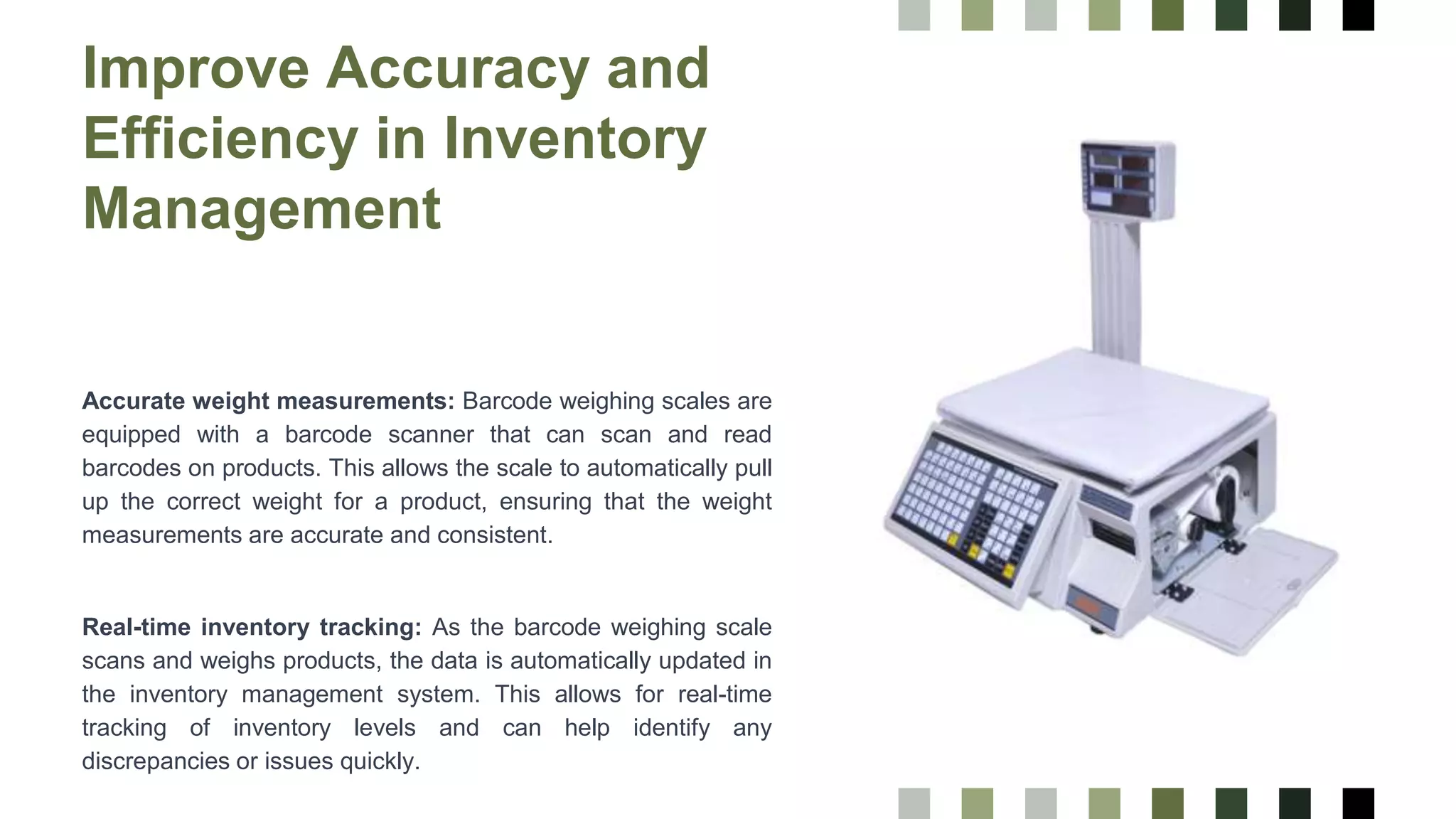 Barcode Weighing Scale | PPTX