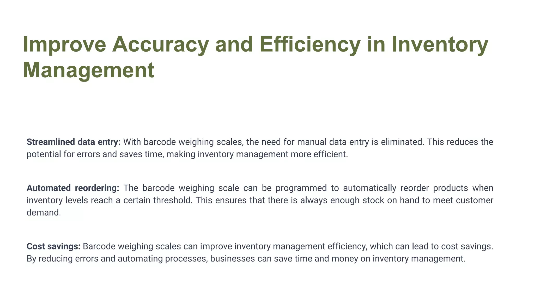 Barcode Weighing Scale | PPTX