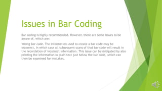 Bar coding 2020 | PPTX