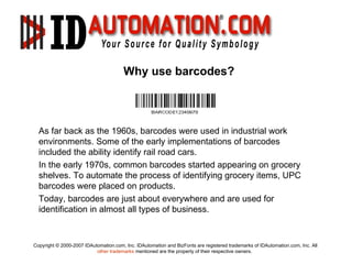 Barcodes | PPT