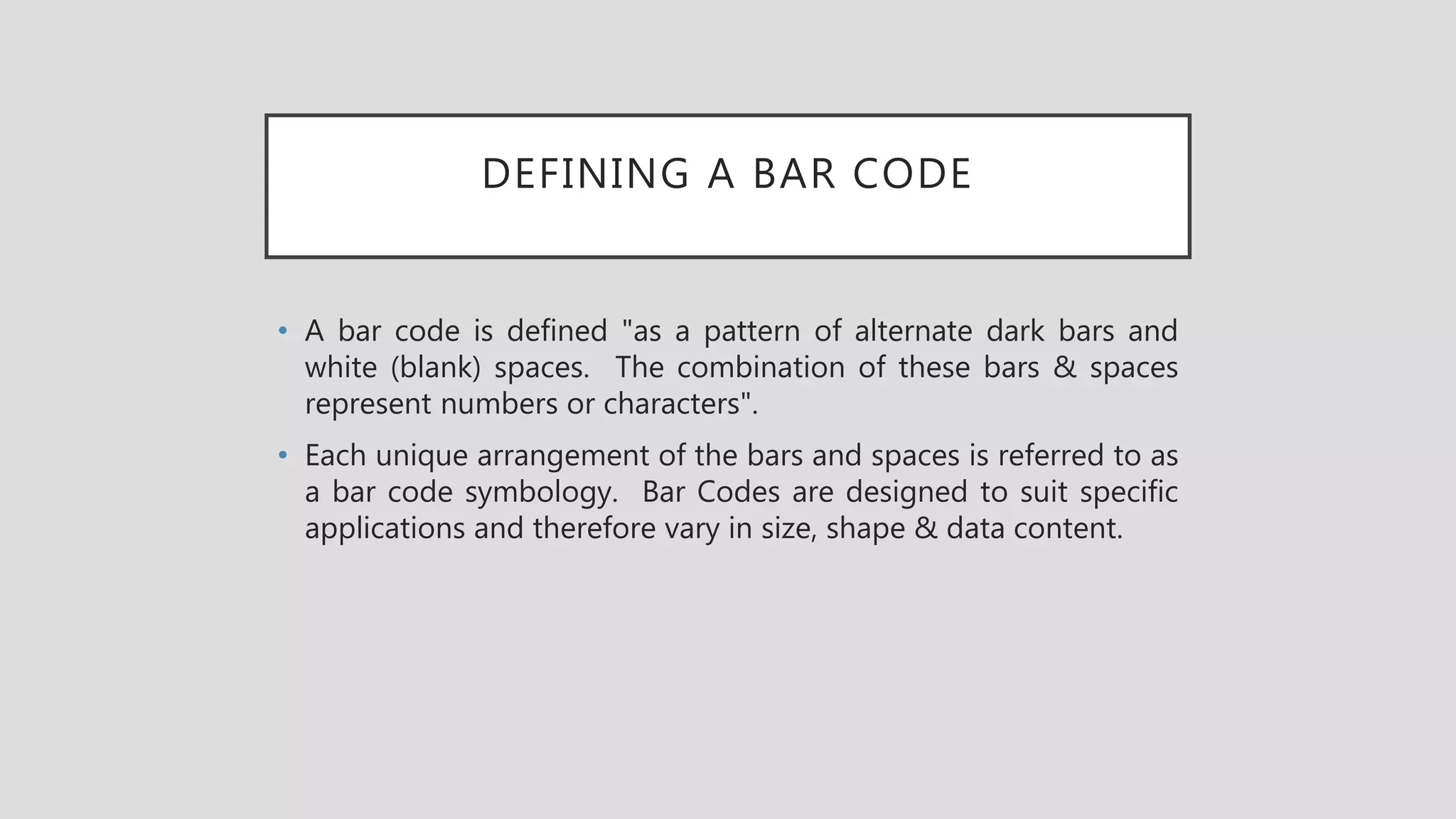 Barcoding & RFID | PPTX