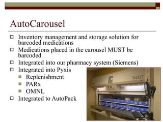 Barcoding Solution In Pharmacy June2009 | PPT