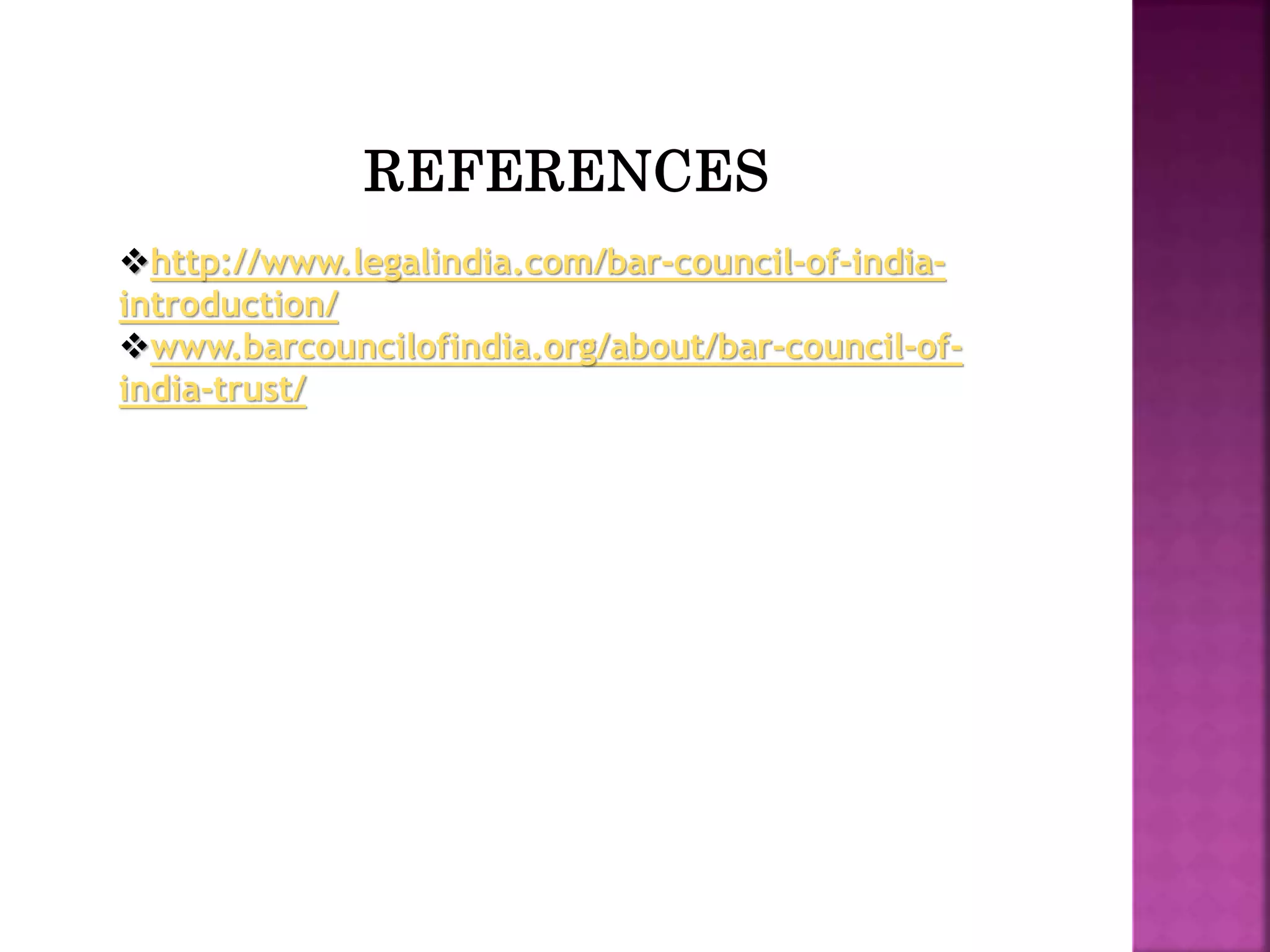 Bar council of india | PPTX