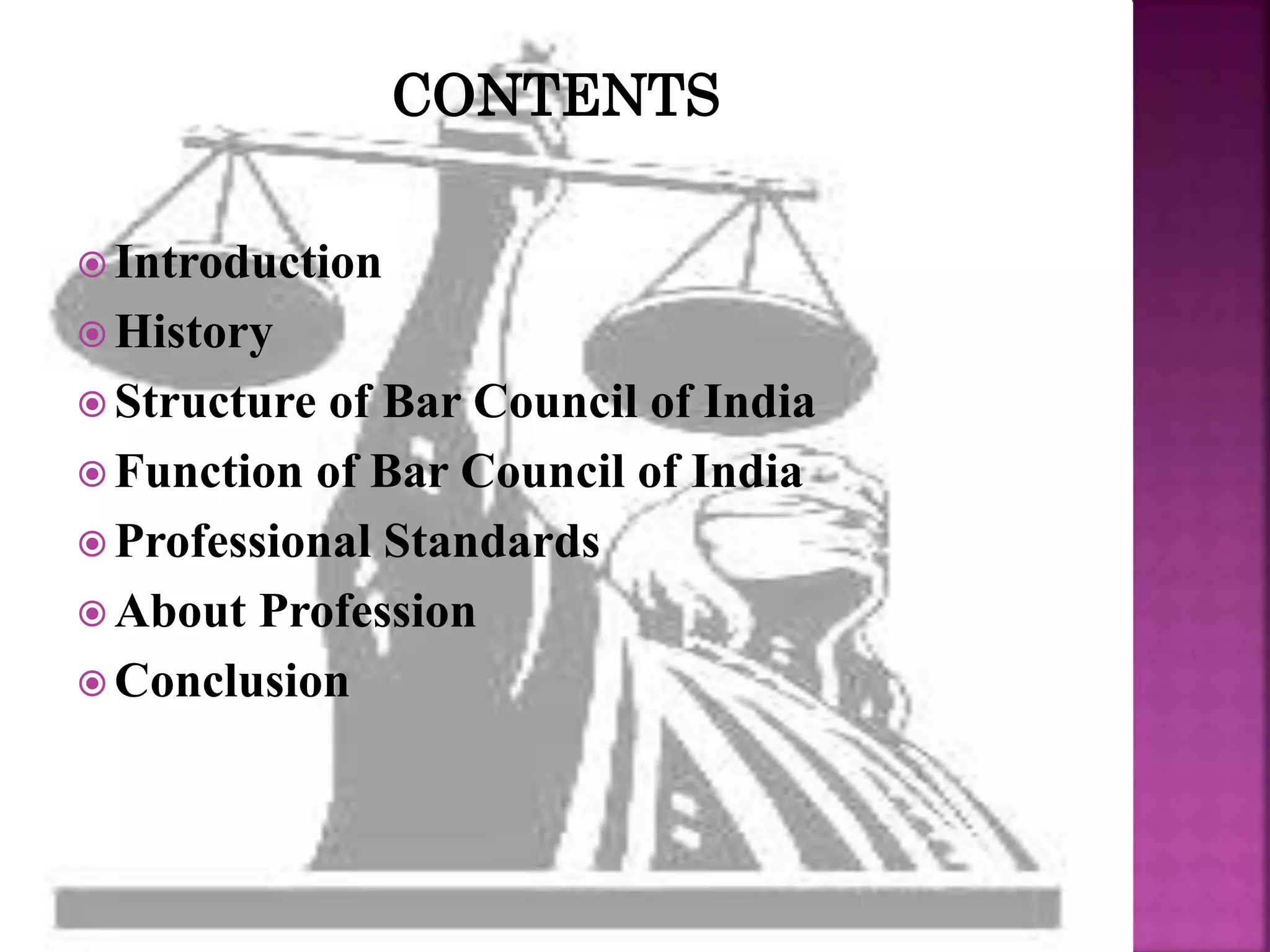 Bar council of india | PPTX