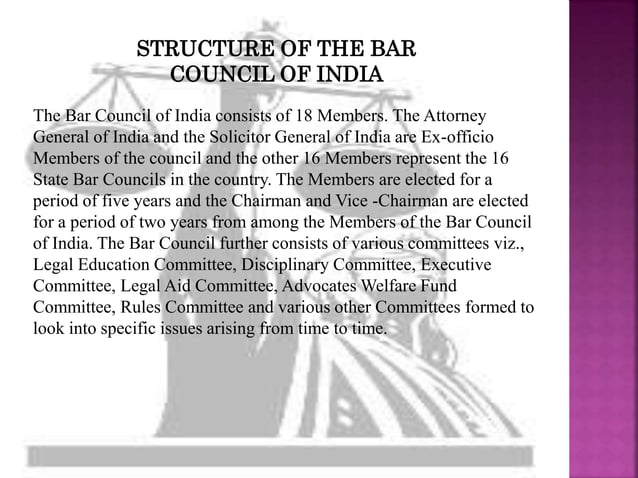 Bar council of india | PPTX