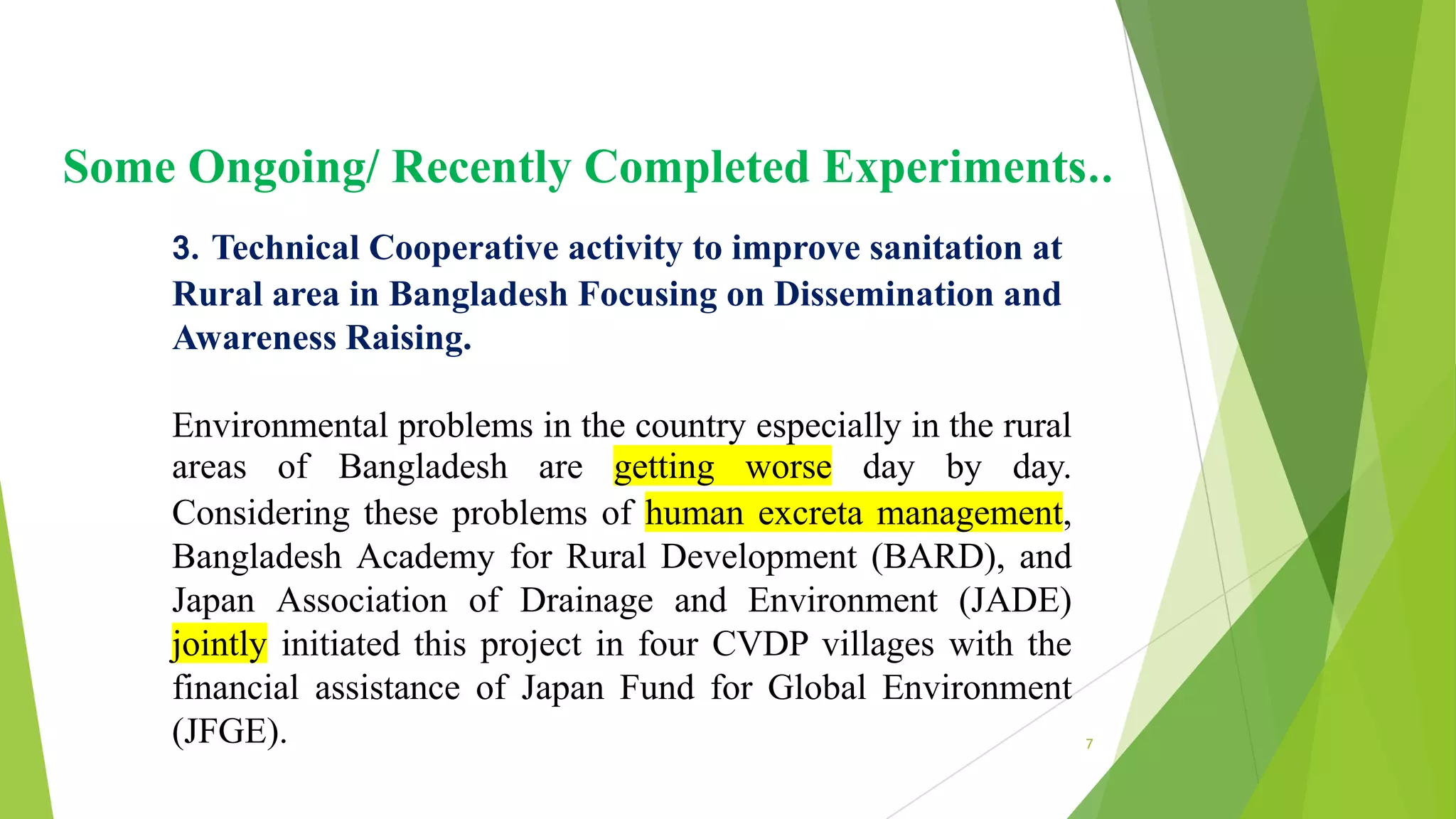 Bangladesh Academy for Rural Development- Action research | PPTX