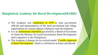 Bangladesh Academy for Rural Development- Action research | PPTX