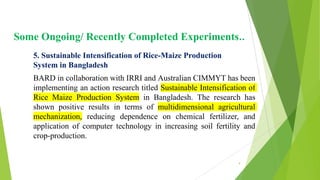 Bangladesh Academy for Rural Development- Action research | PPTX