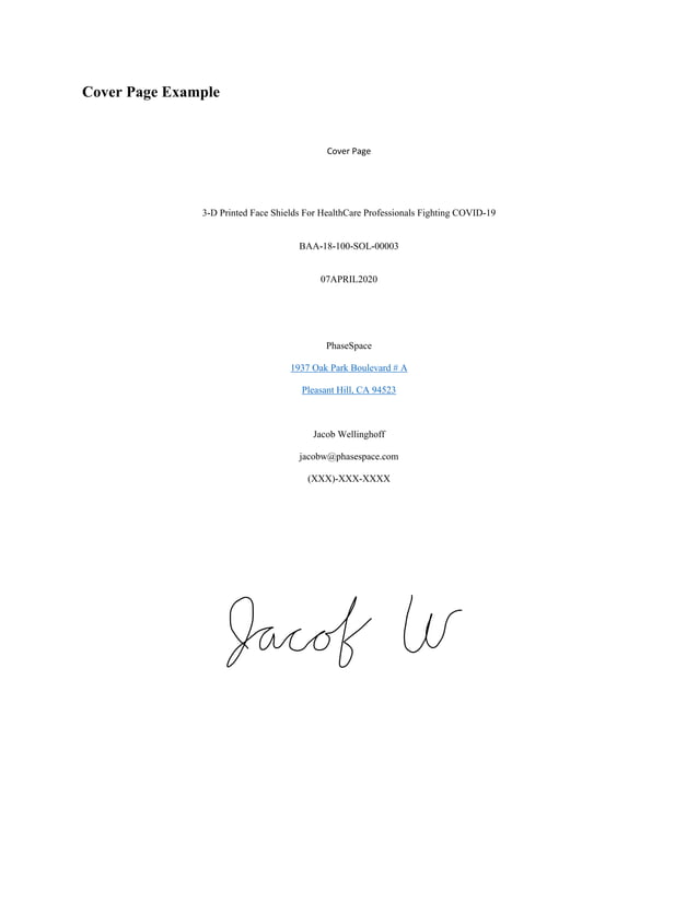 GiveNeed BARDA Preproposal Guidance and Template | PDF