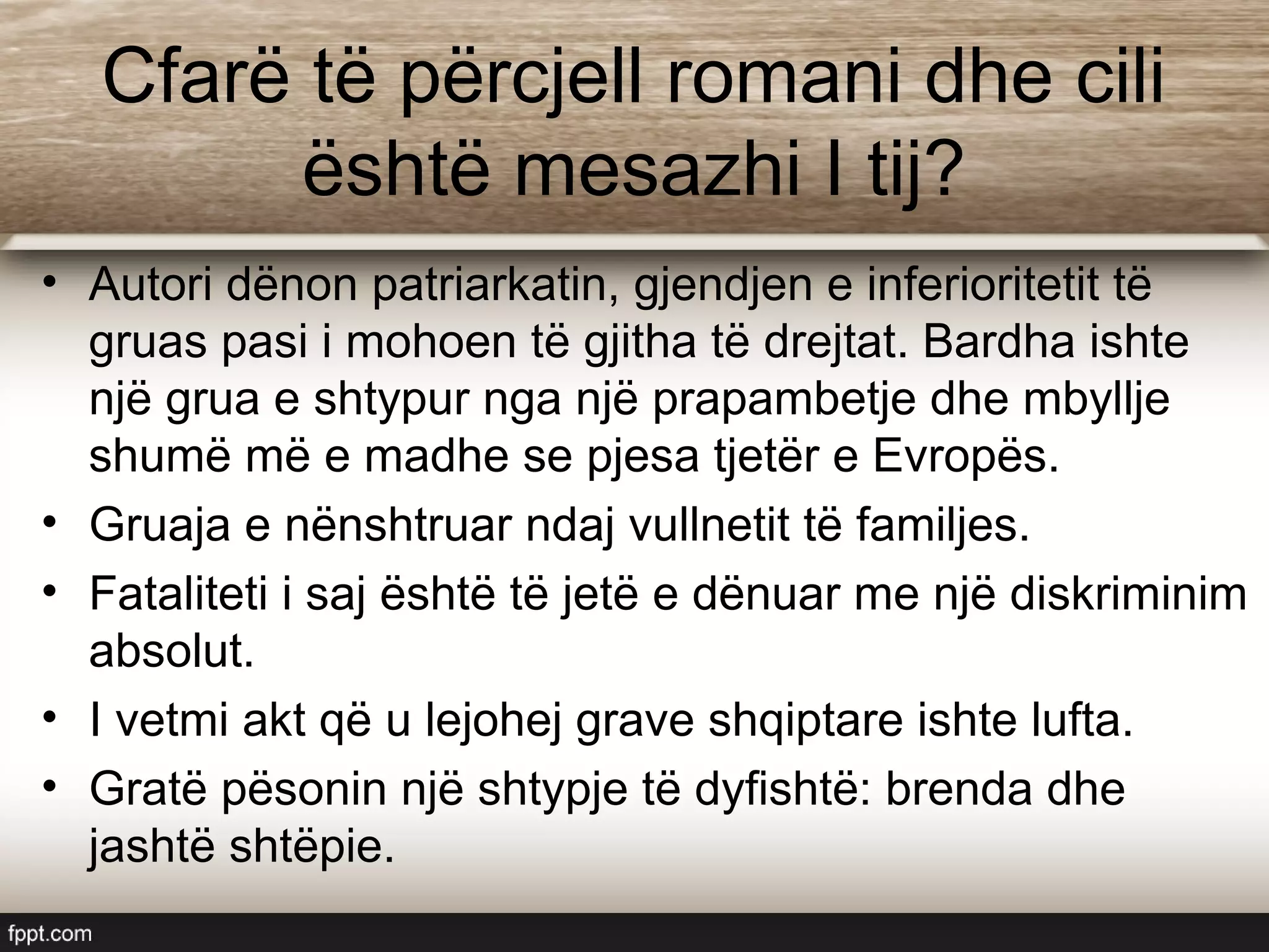 Bardha e temalit | PPT