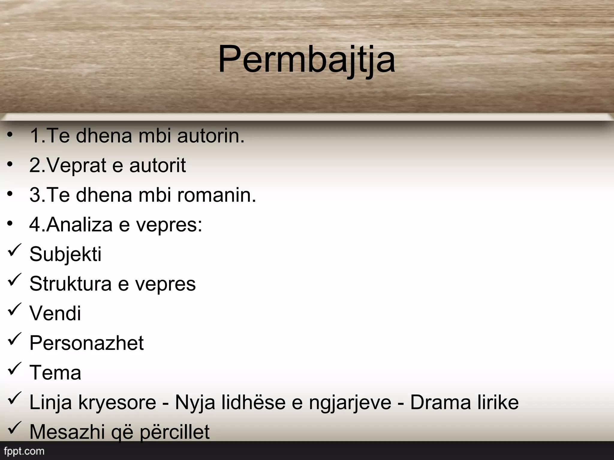 Bardha e temalit | PPT