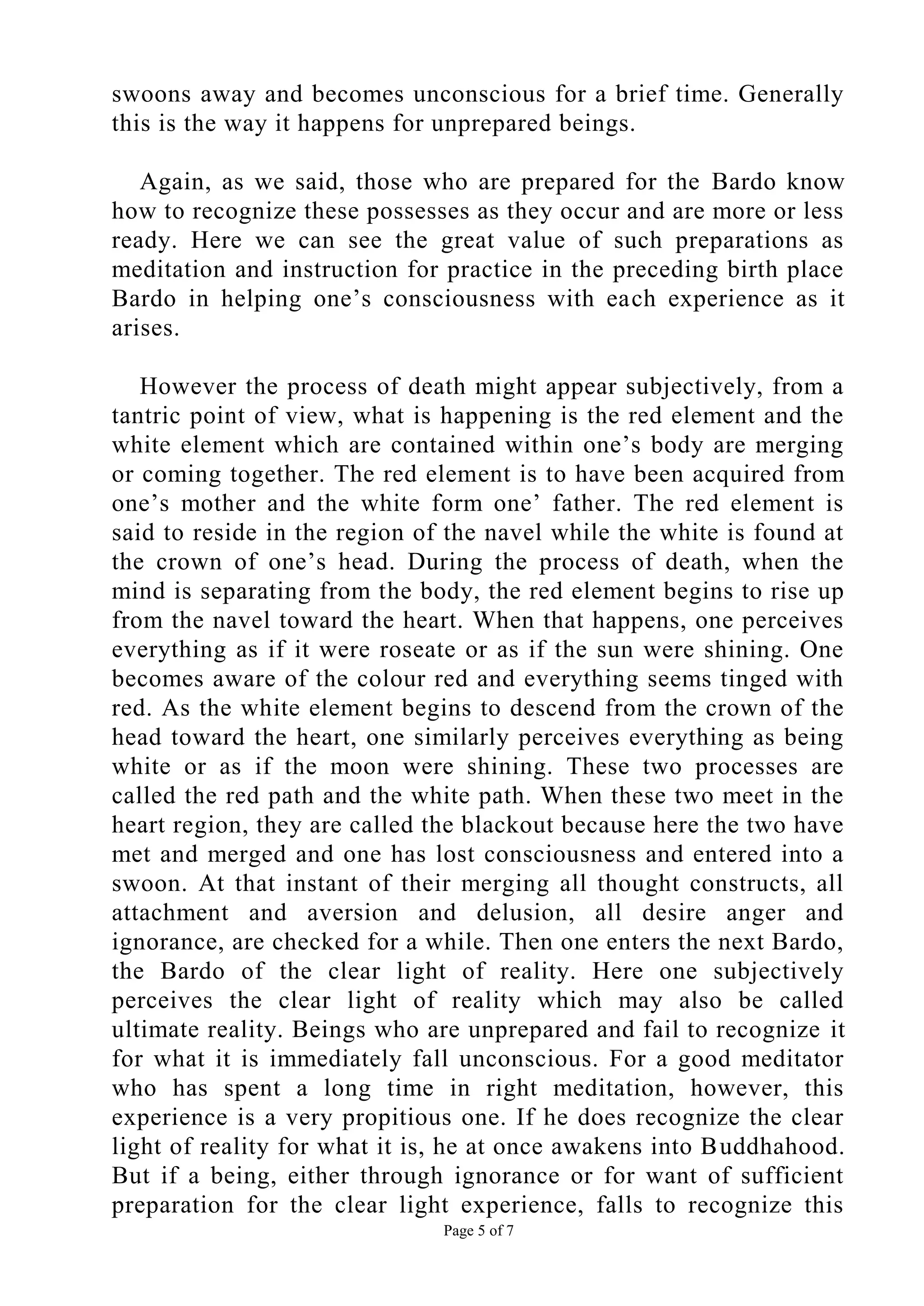 Bardo teaching-dezhung rinpoche | PDF