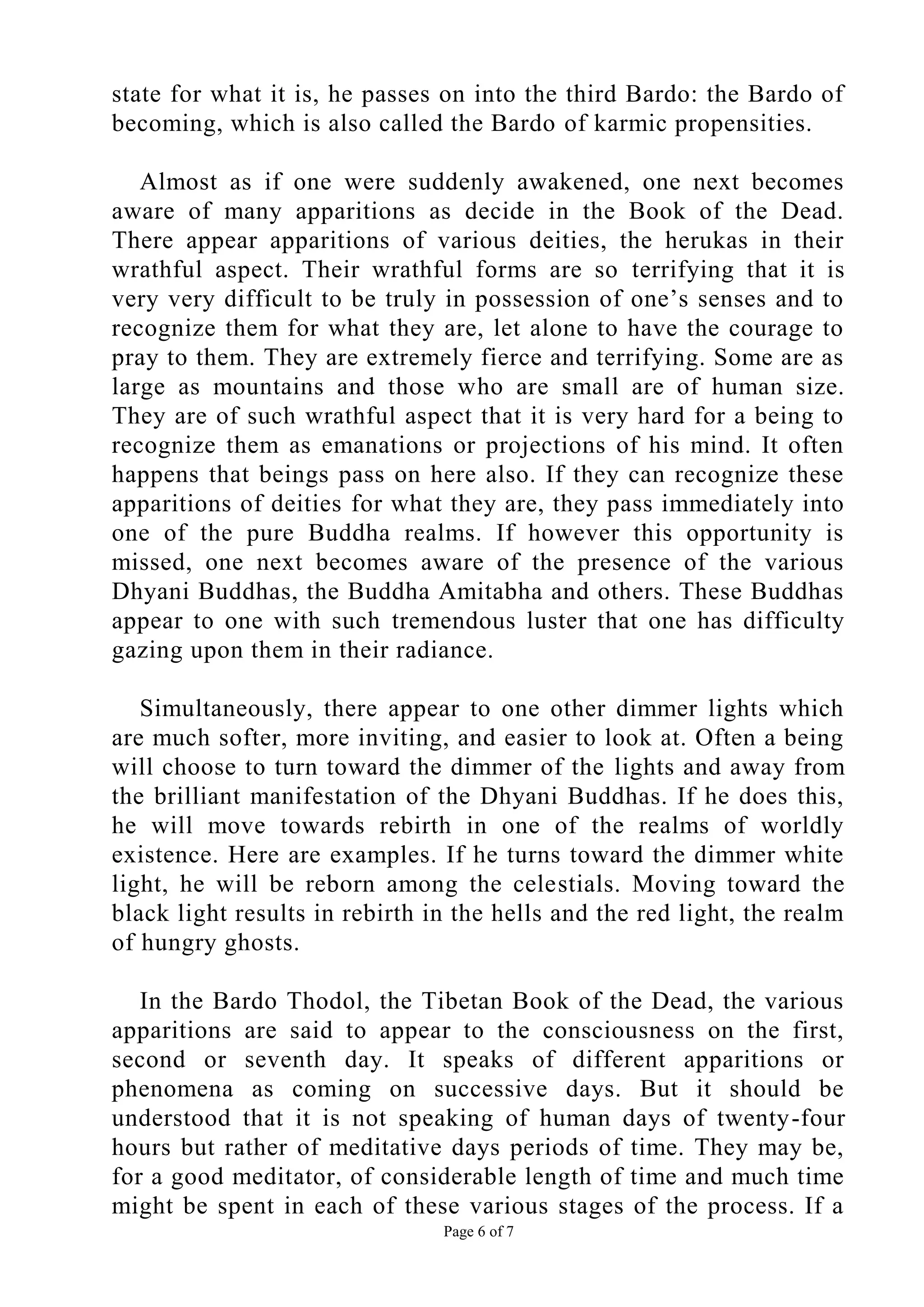Bardo teaching-dezhung rinpoche | PDF
