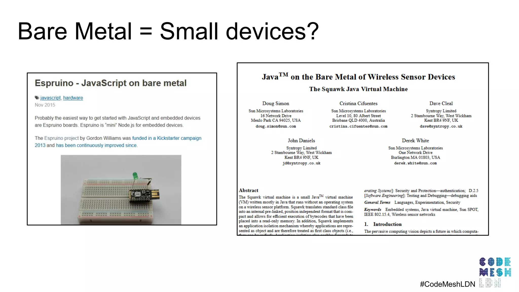 Bare Metal from a Hardware Perspective: Embedded Frameworks & Build ...