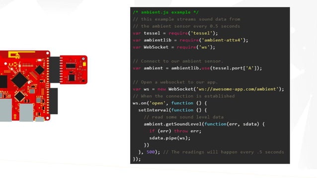 Bare metal Javascript & GPIO programming in Linux | PPTX