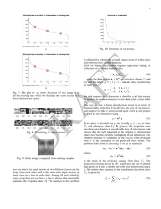 On image intensities, eigenfaces and LDA | PDF