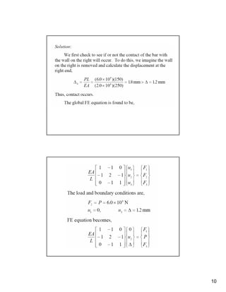 Bar elements | PDF
