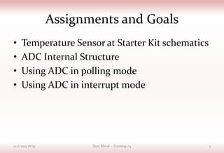Bare metal training_04_adc_temp_sensor | PPT