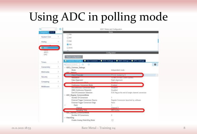 Bare metal training_04_adc_temp_sensor | PPT