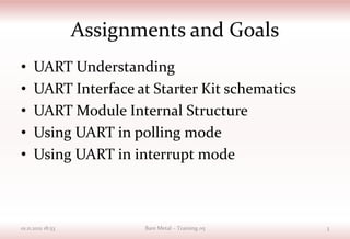 Bare metal training_05_uart | PPT