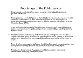 Ideas for Post Crisis Recovery: The Case of Zimbabwe | PDF