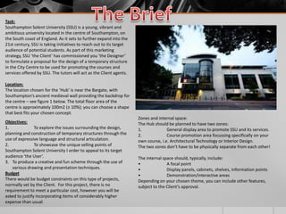 Bargate project presentation josh white | PPTX