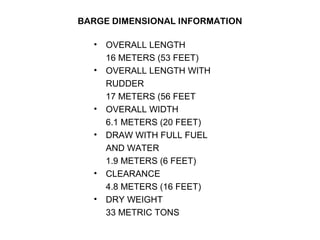 Barge information | PPT