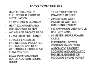 Barge information | PPT