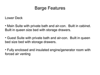 Barge information | PPT