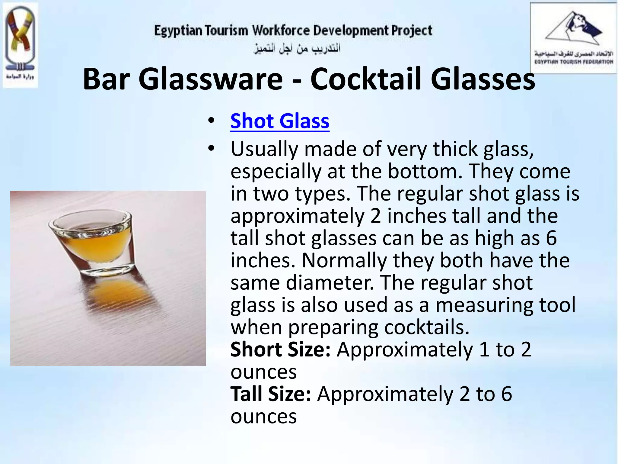 Bar glassware cocktail glasses | PPTX