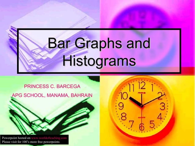 Bar graphs and histograms | PPT