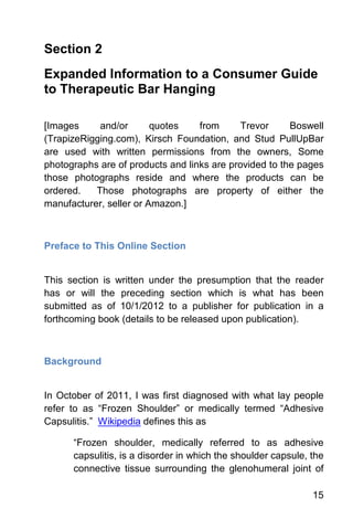 Bar hanging for shoulder health – a consumer guide | PDF