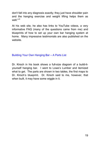 Bar hanging for shoulder health – a consumer guide | PDF