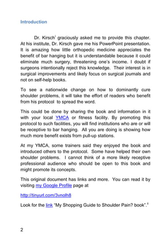 Bar hanging for shoulder health – a consumer guide | PDF