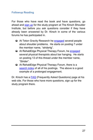 Bar hanging for shoulder health – a consumer guide | PDF