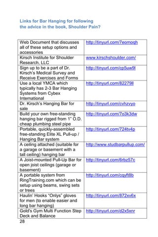 Bar hanging for shoulder health – a consumer guide | PDF