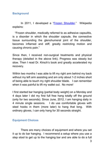 Bar hanging for shoulder health – a consumer guide | PDF