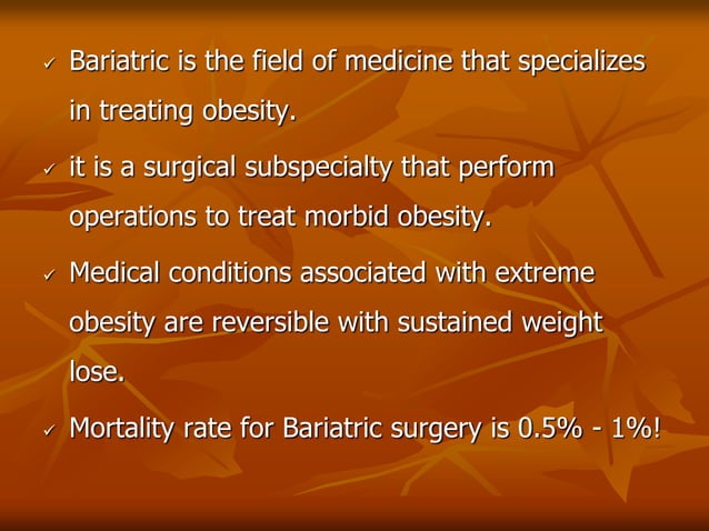 Anaesthetic managent of Bariatric surgery | PPT